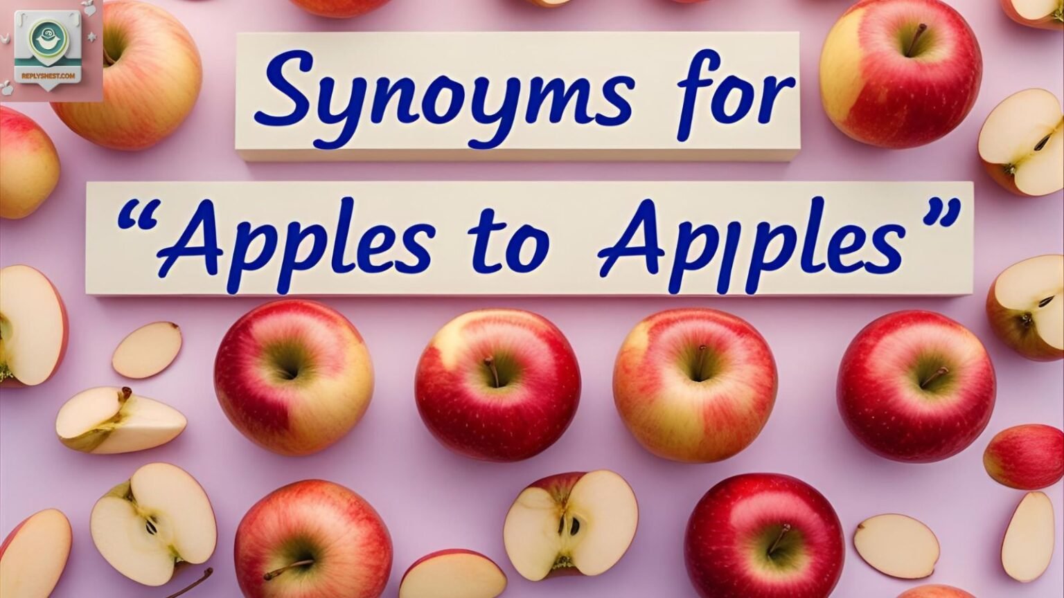 30 Synonyms For “Apples to Apples” Comparison