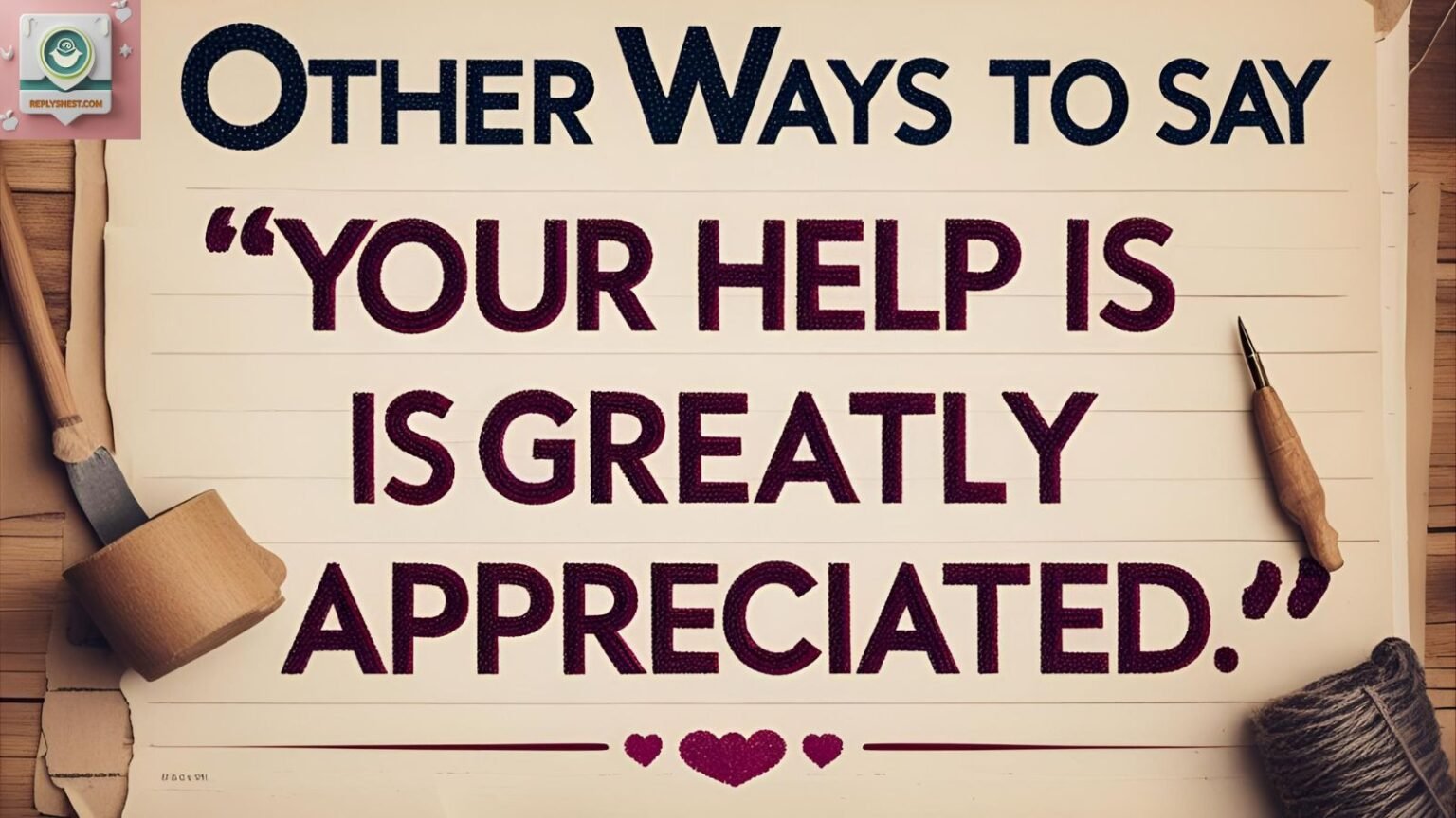 30 Other Ways to Say “Your Help is Greatly Appreciated”