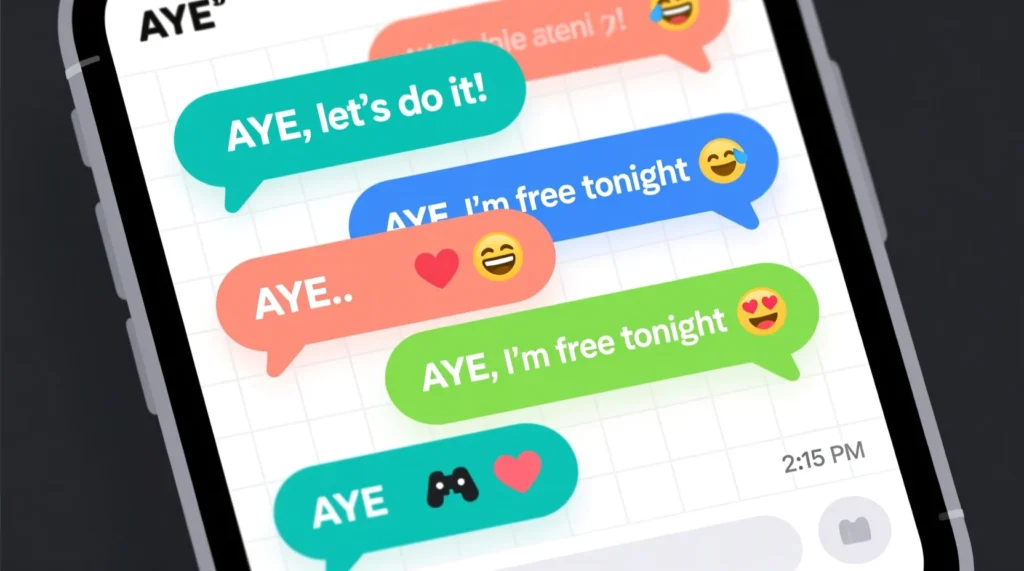 What Does AYE Meaning 🤔