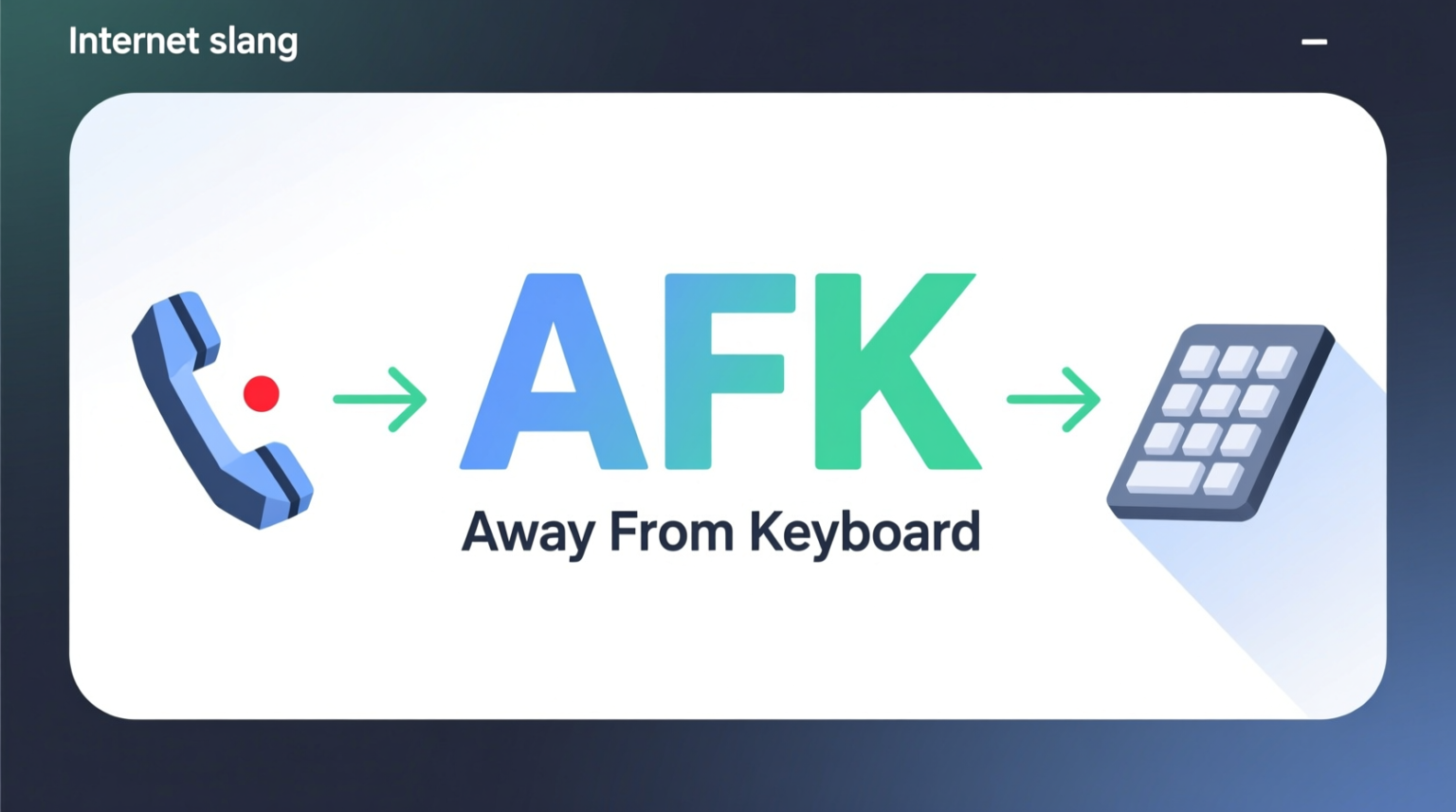 What Does AFK Mean? ⌨️