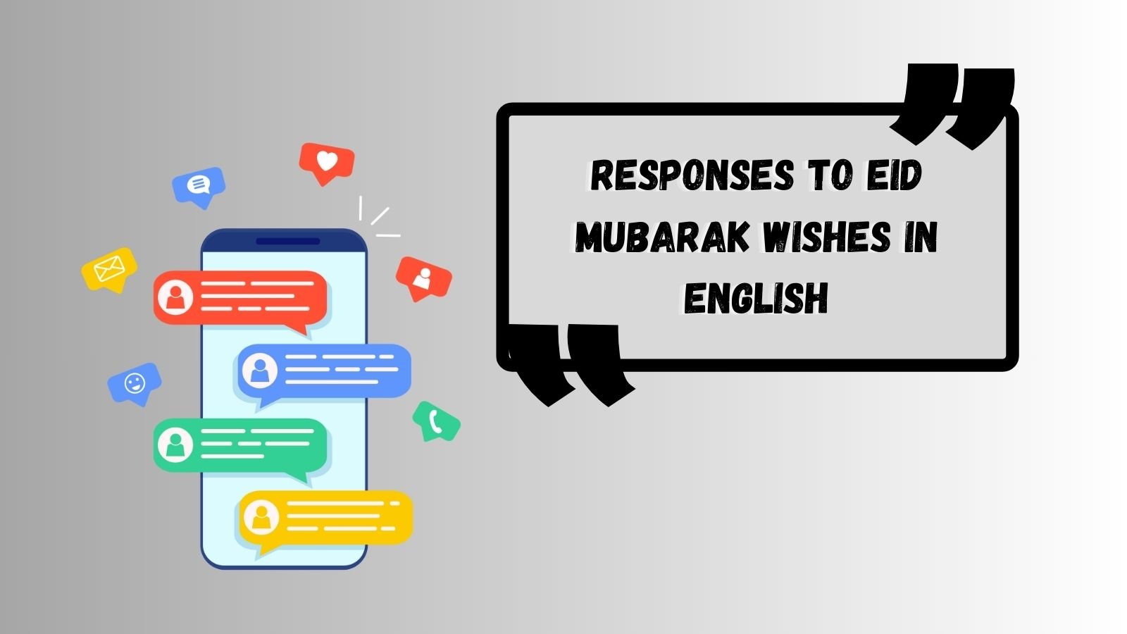 30 Best Responses to Eid Mubarak Wishes in English